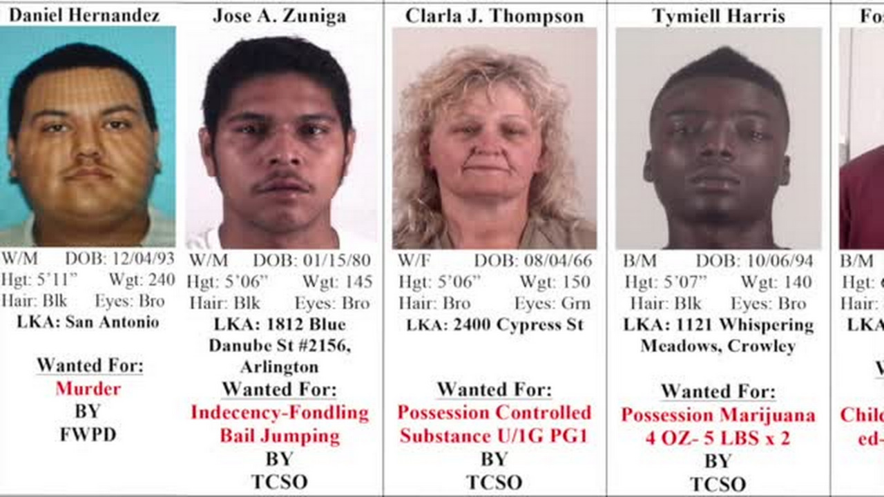 Tarrant County's 10 Most Wanted Criminals, June 28 | The Fresno Bee