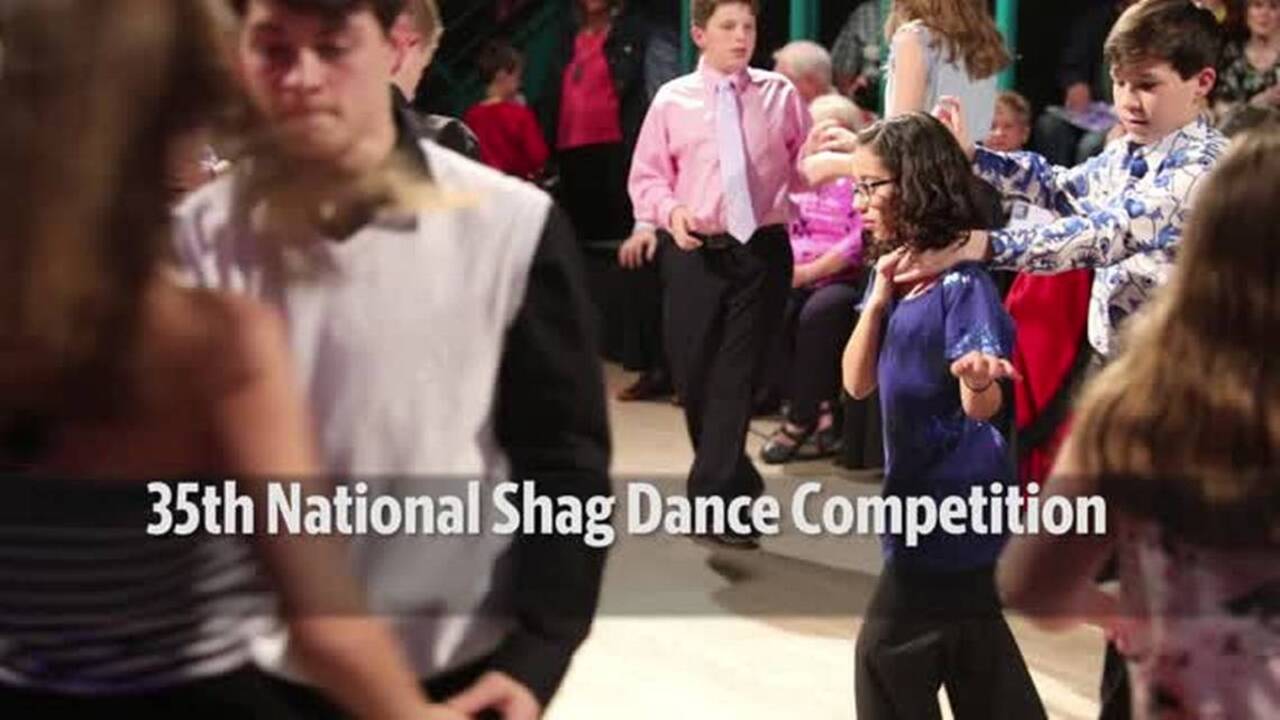 Junior Shaggers compete at the National Shag Dance Championship in ...