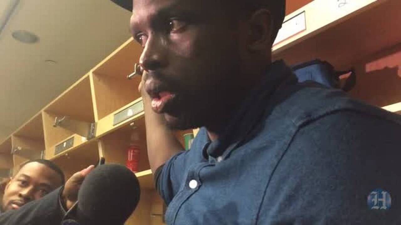 Luol Deng discusses his left wrist injury in Game 5 loss at Toronto ...