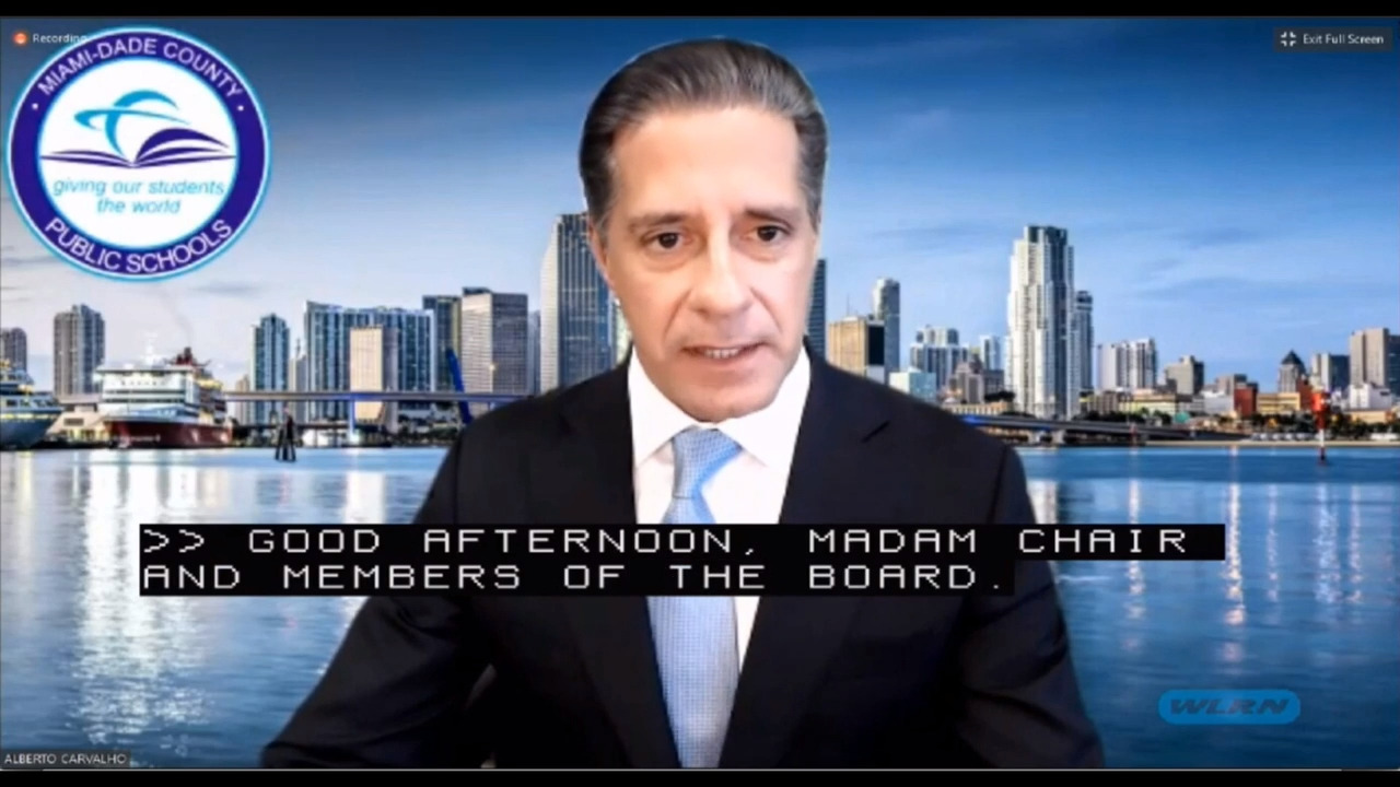 Superintendent says Miami-Dade County public schools to start online ...