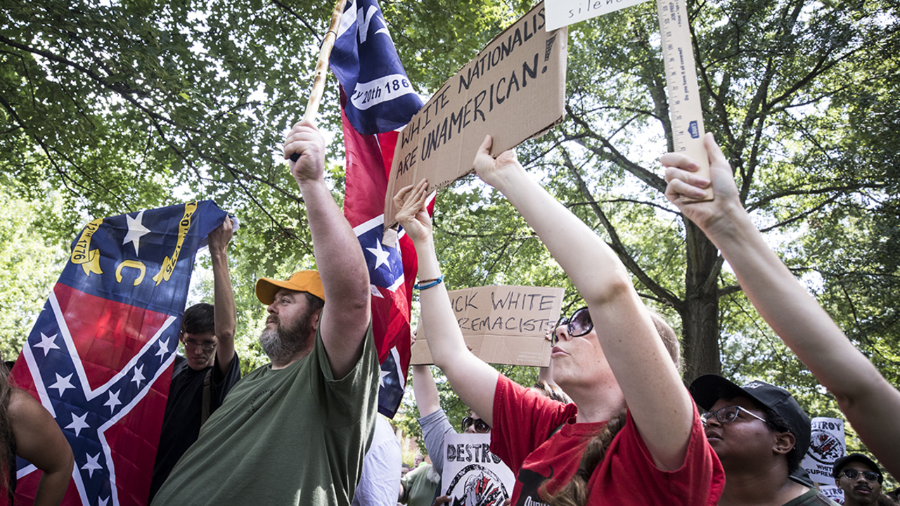 Silent Sam Confederate statue protests at UNC Chapel Hill | Raleigh ...