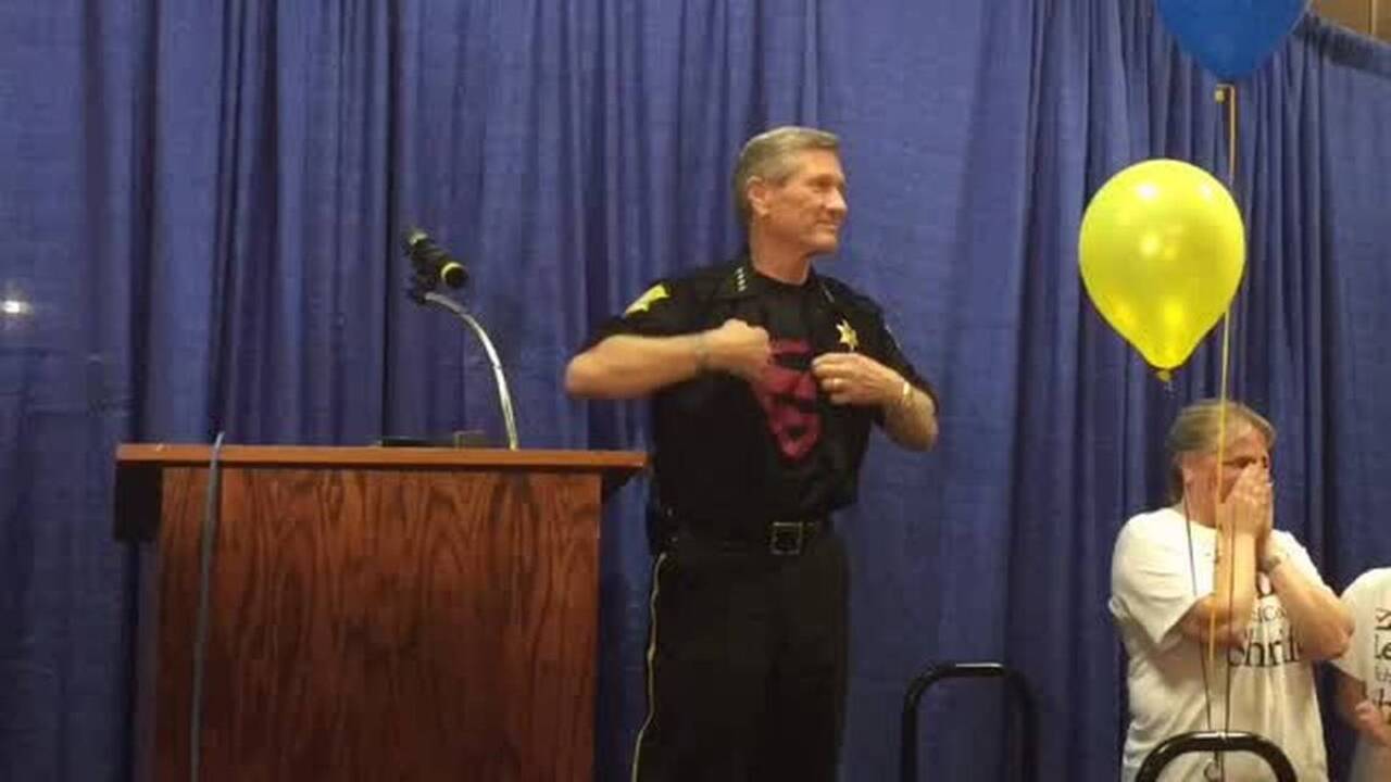 Richland County Sheriff Leon Lott gives his re-election speech | The State