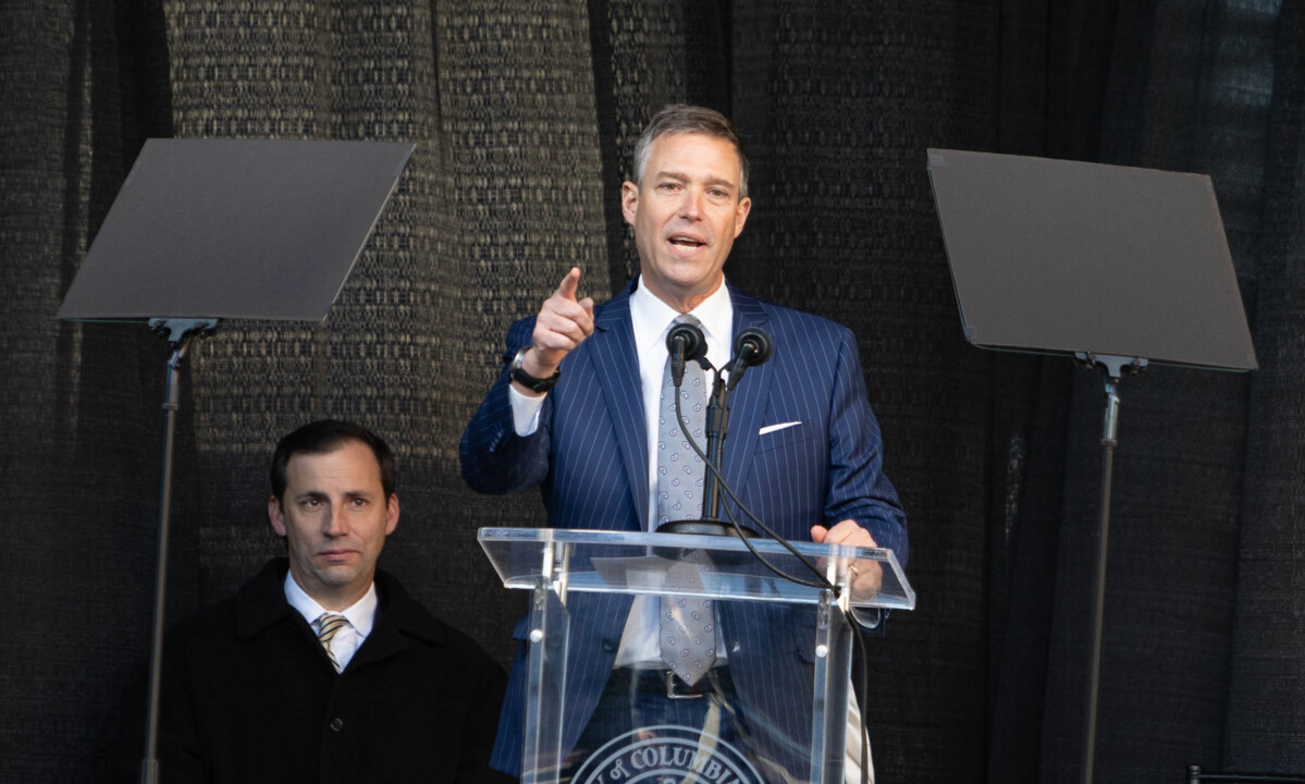 Daniel Rickenmann speaks as the new mayor of Columbia | The State