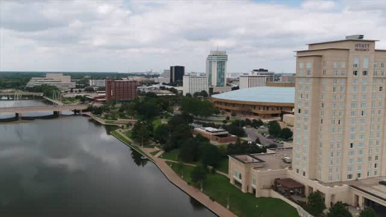 Aerial view of Century II | Wichita Eagle