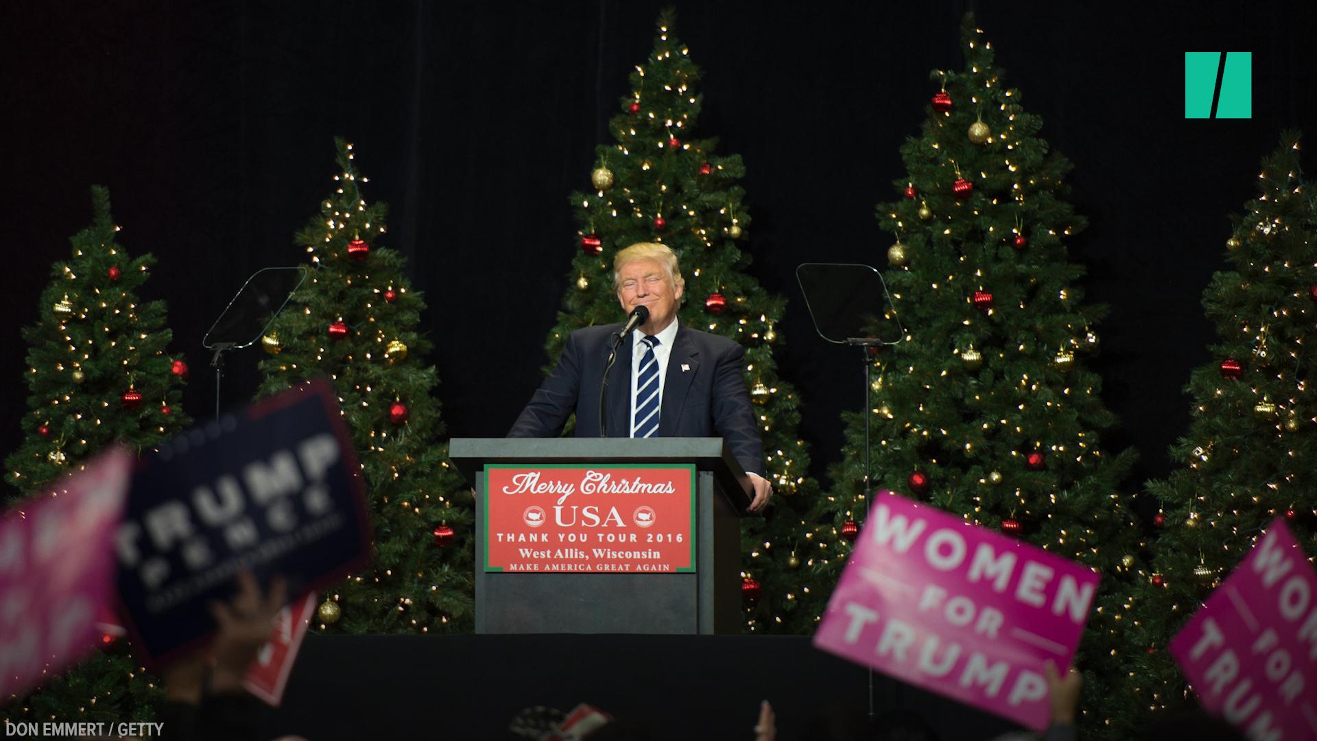 Trump Celebrates Bringing 'Merry Christmas' Back. Twitter Reacts ...