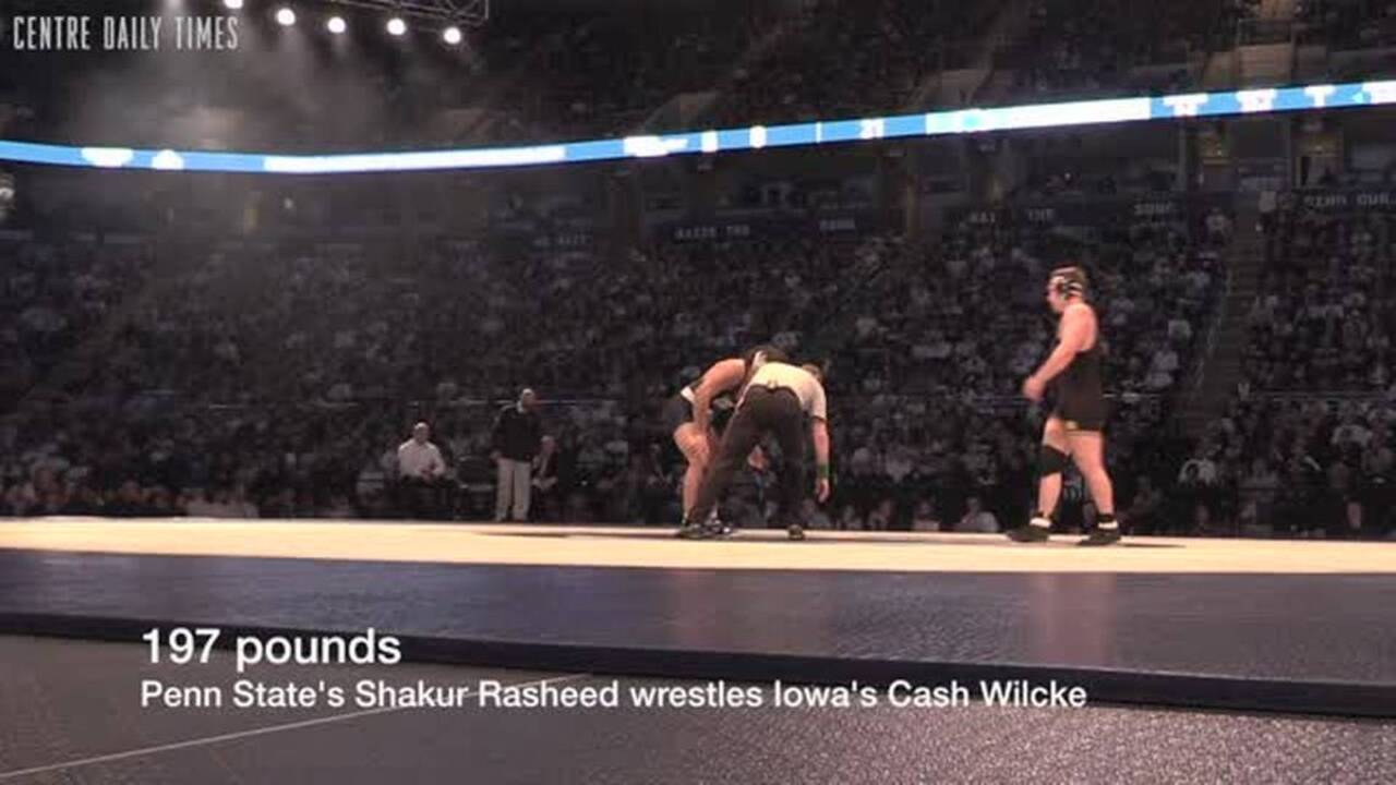 Penn State's Shakur Rasheed wrestles in the 197 pounds | Centre Daily Times