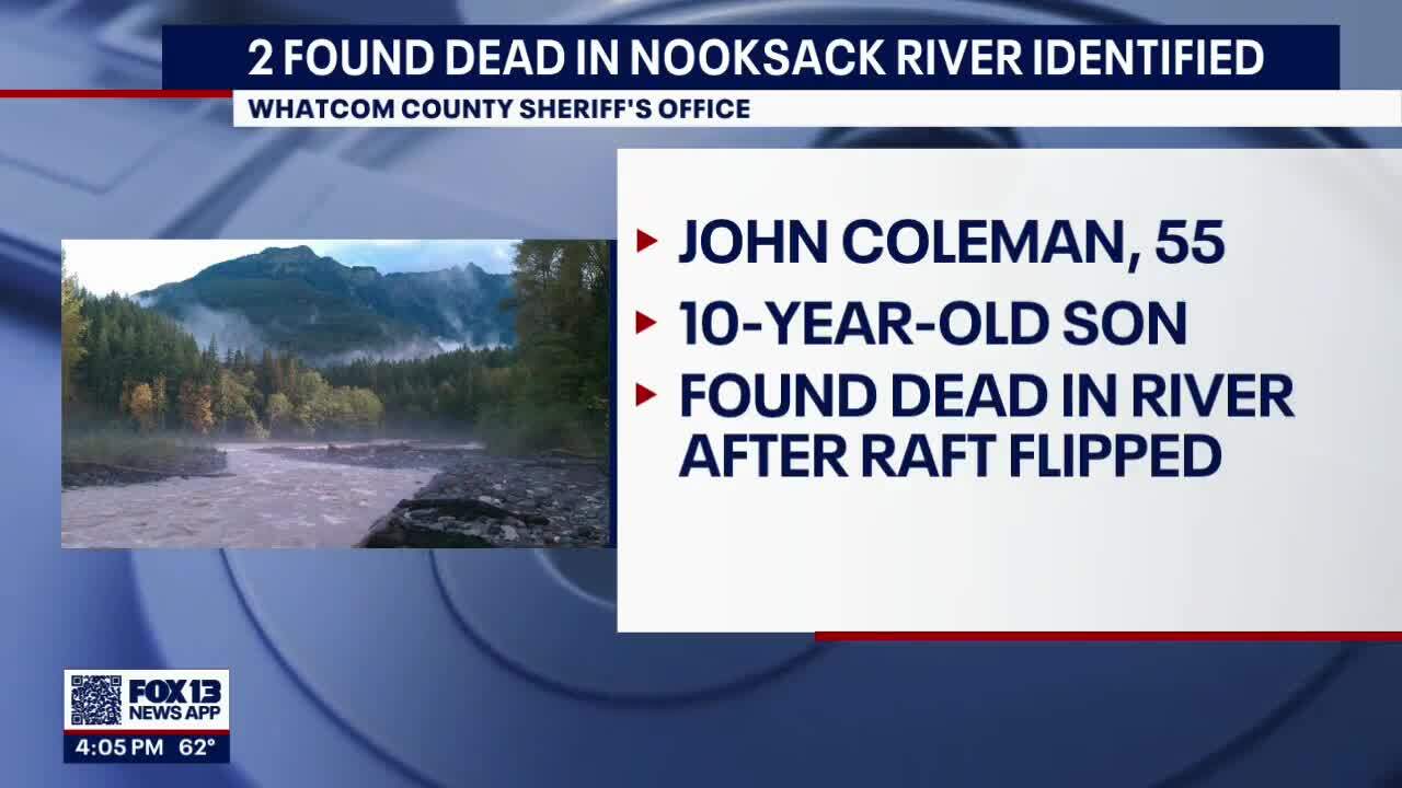 Video: Father and son identified in rafting death on the Nooksack River ...