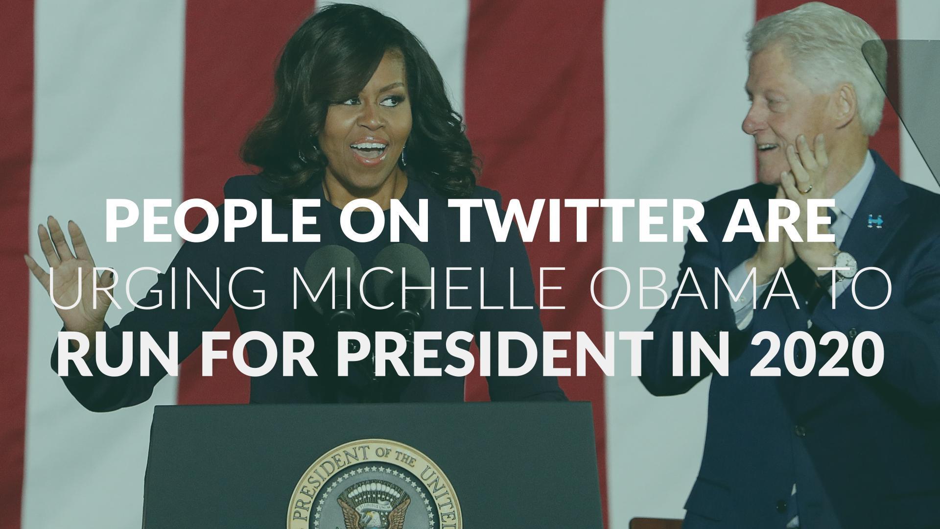 People On Twitter Are Urging Michelle Obama To Run For President ...