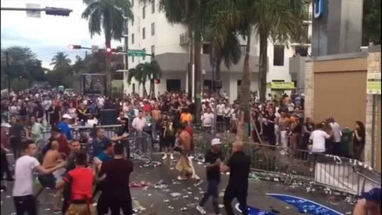 A street fight at Calle Ocho street fest | Miami Herald