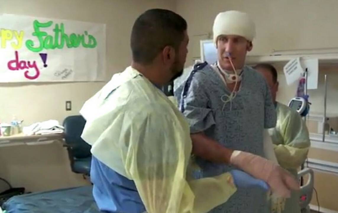 Capt. Pete Dern rehabilitation at Fresno burn center | Fresno Bee