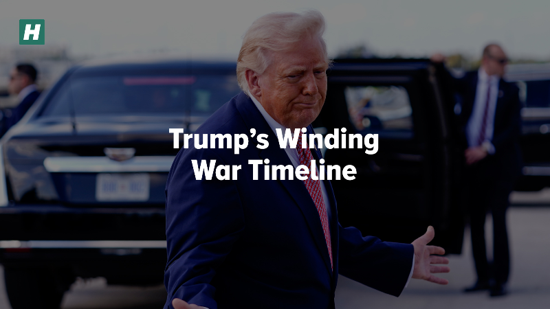 Trump's Winding War Timeline | HuffPost Videos