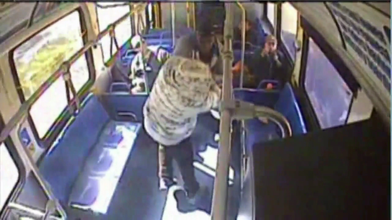 Man and woman get into violent fight on bus (Graphic Content) | Miami ...