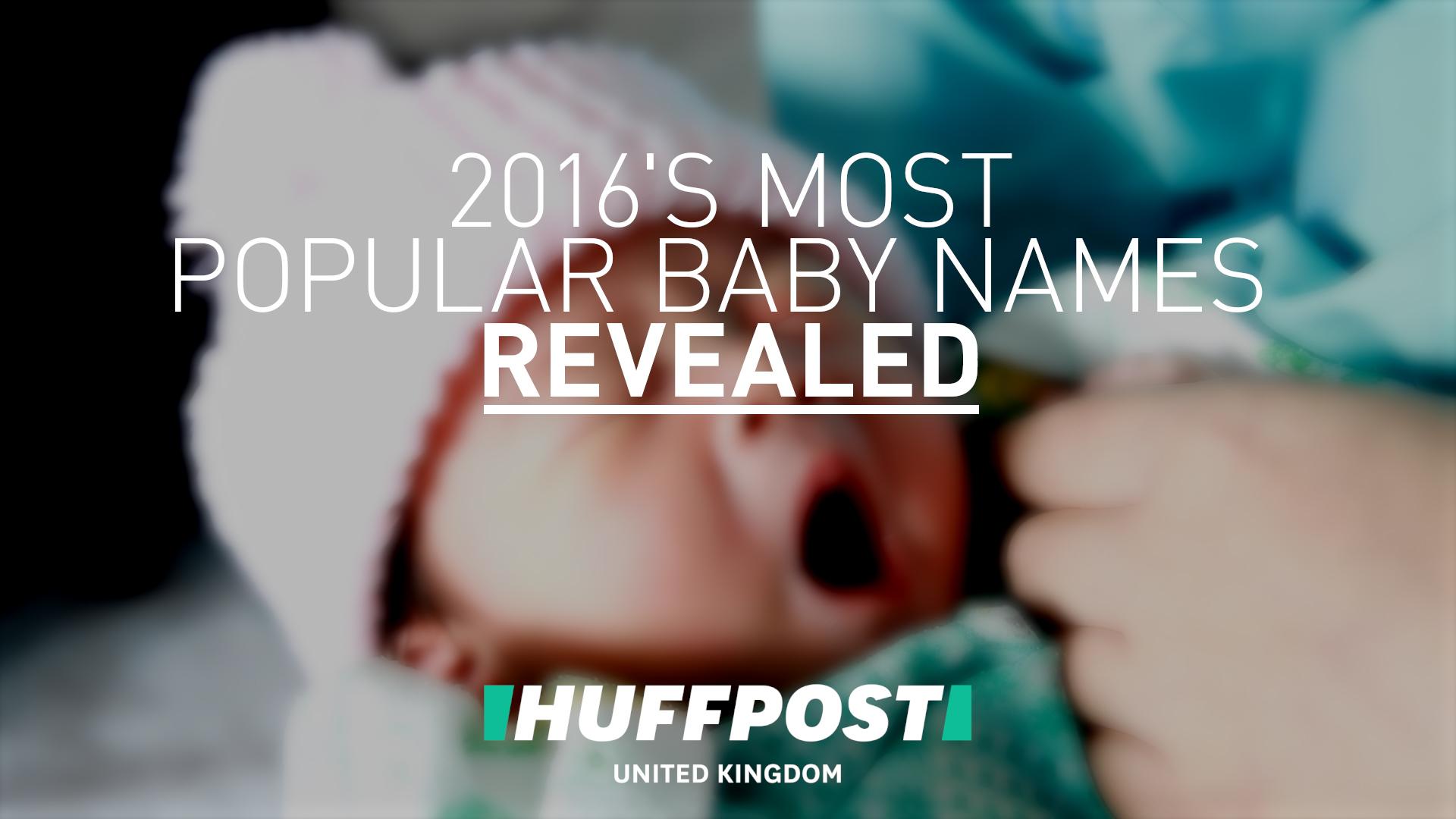 Most Popular Baby Names In 2016 Revealed In Official Office For ...