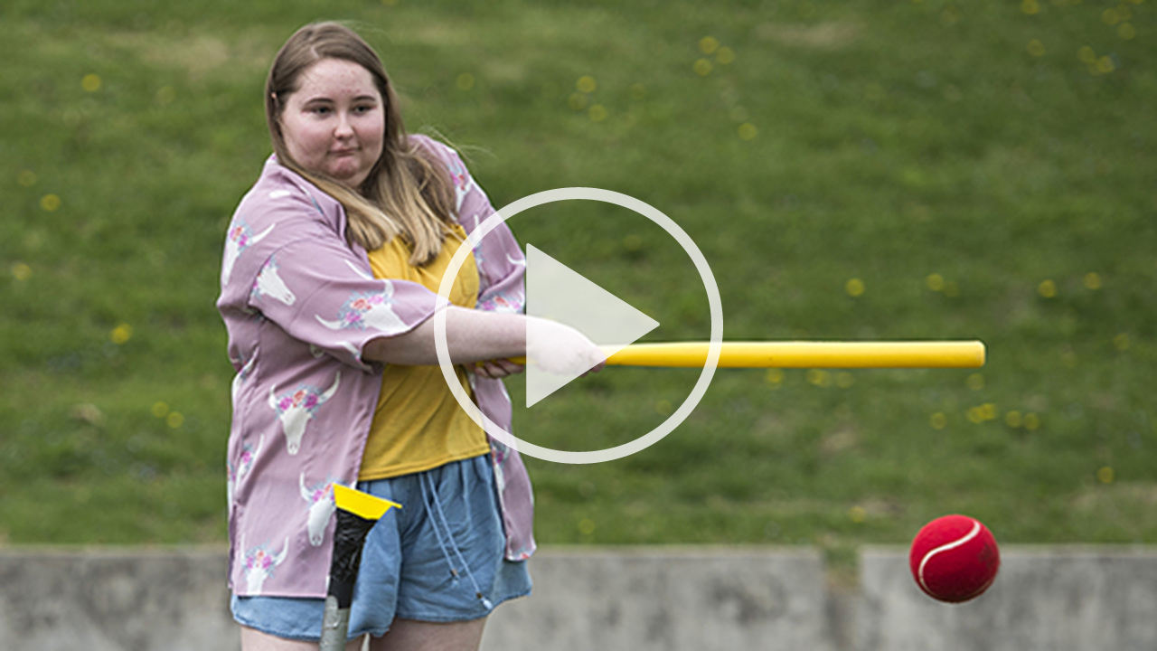 'Playing baseball when you're blind is not an ideal sport,' says teen ...