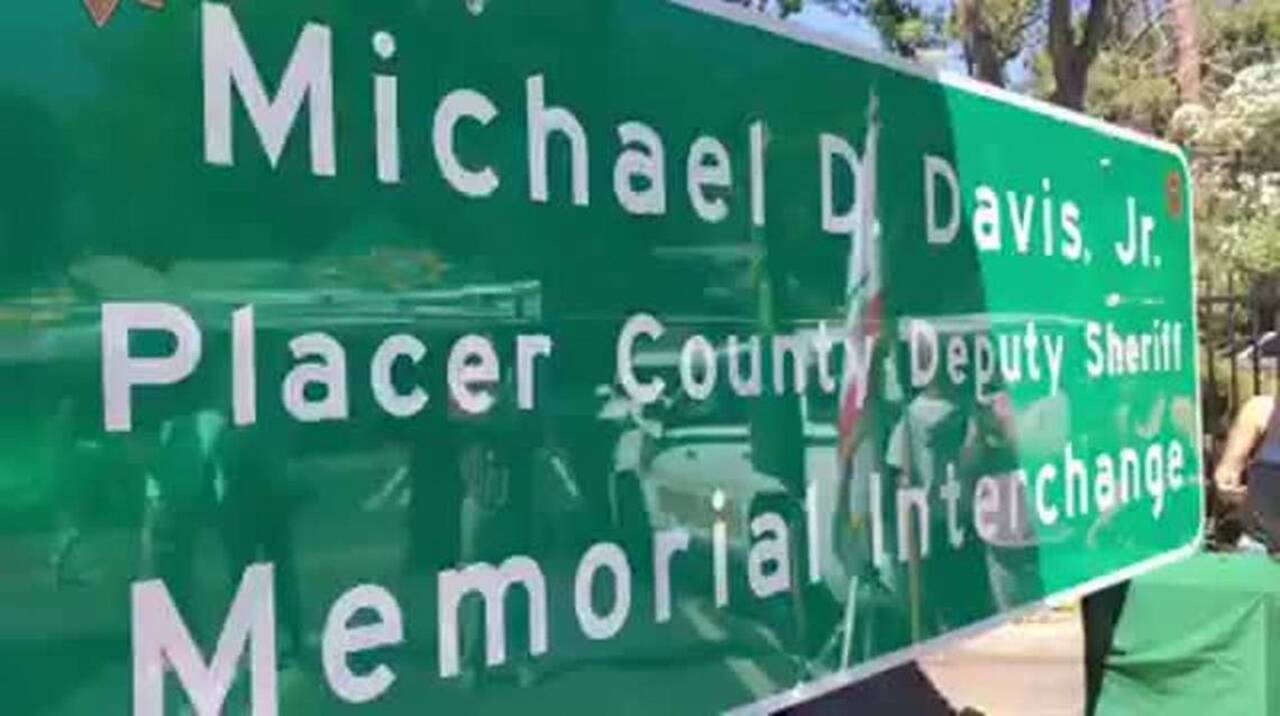 Ceremony dedicates intersection for fallen Placer County detective ...