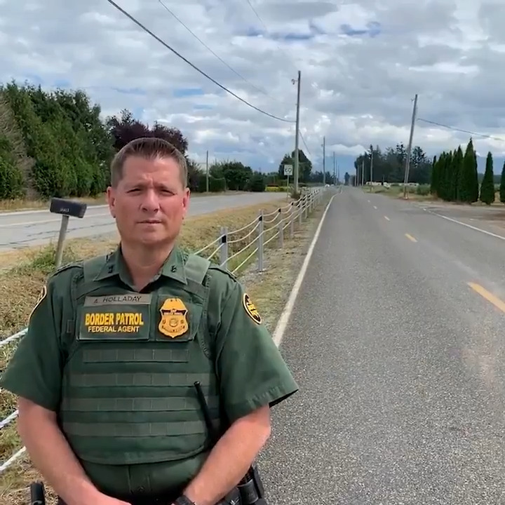 Border Patrol explains new cable barrier near Lynden, Wash ...