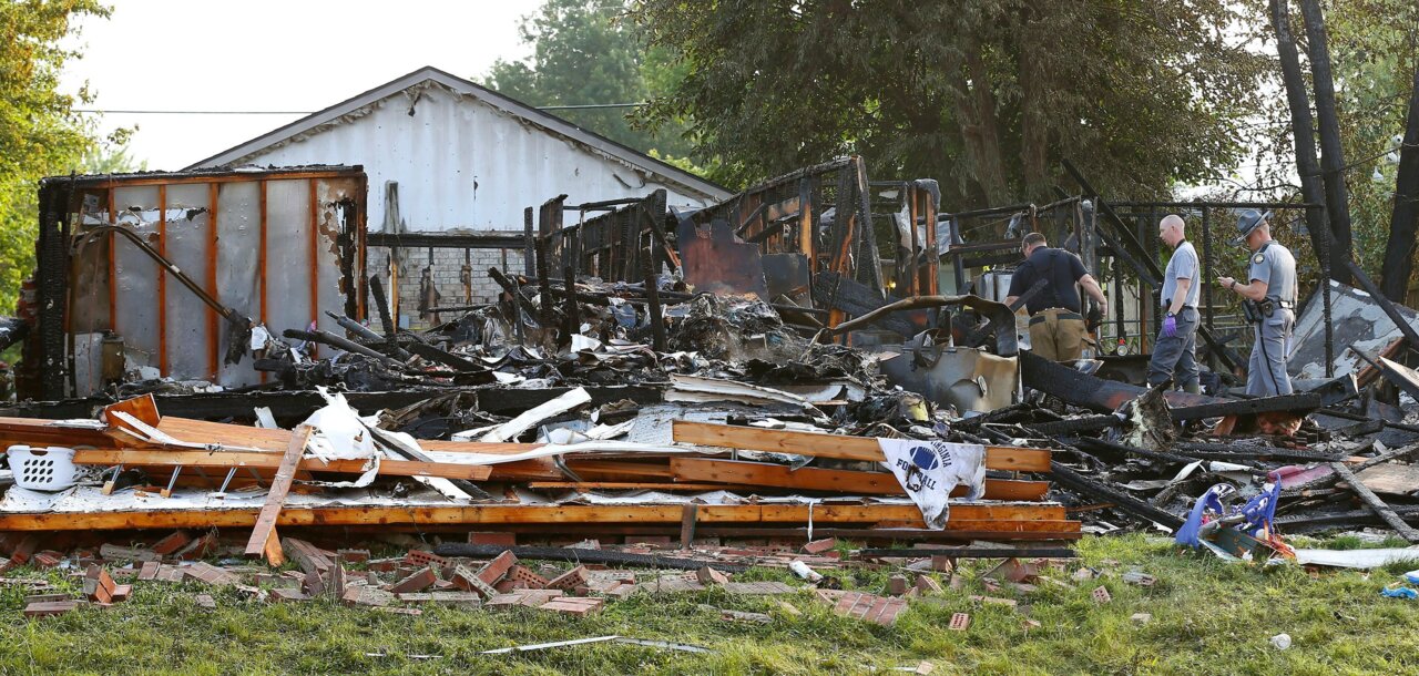 Georgetown, Kentucky, house, fire, explosion, victim, woman, dead, set ...