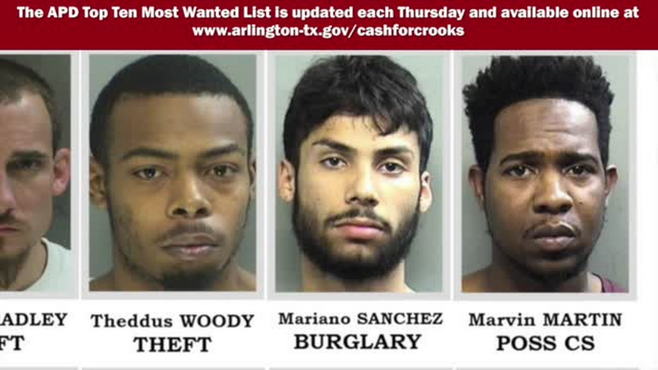 Arlington Police's 10 Most Wanted Criminals, July 6 | Kansas City Star