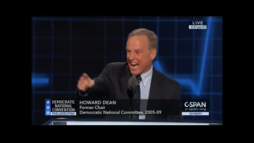 Howard Dean Brought Back The Dean Scream (Sort Of) And Everyone Loved ...