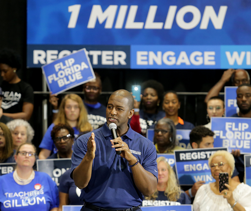 Former Tallahassee Mayor Andrew Gillum endorses, funds FL Democrats ...