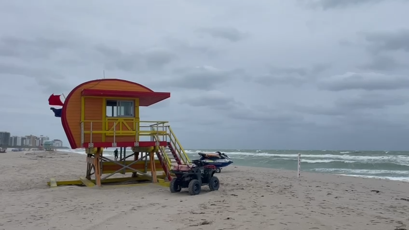 Near tropical storm-strength wind gusts, intense waves take over Miami ...