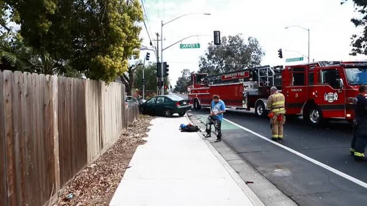 Modesto Fire Department engine involved in accident | Belleville News ...
