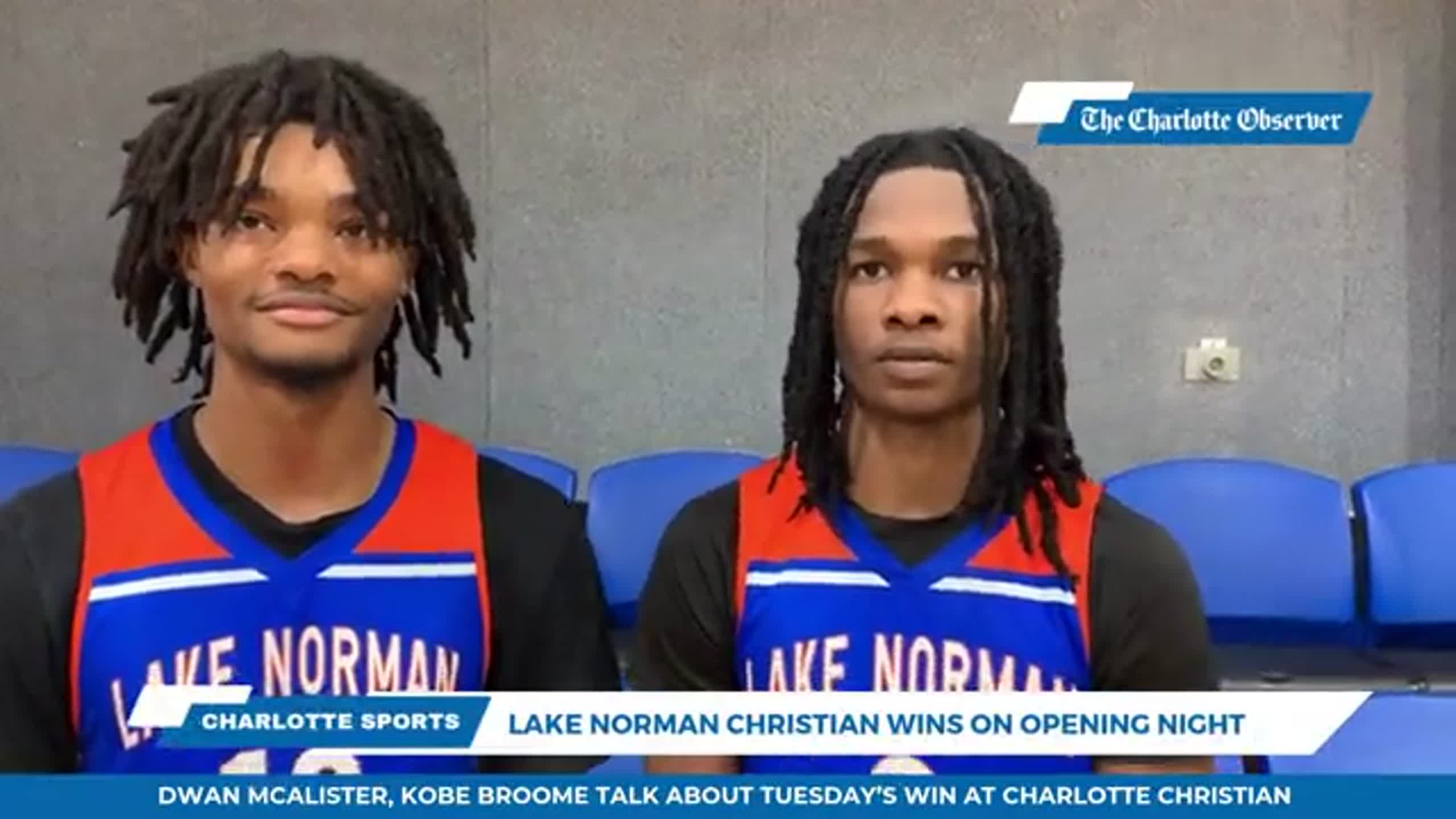 WATCH: Lake Norman Christian players discuss Tuesday win at Charlotte ...