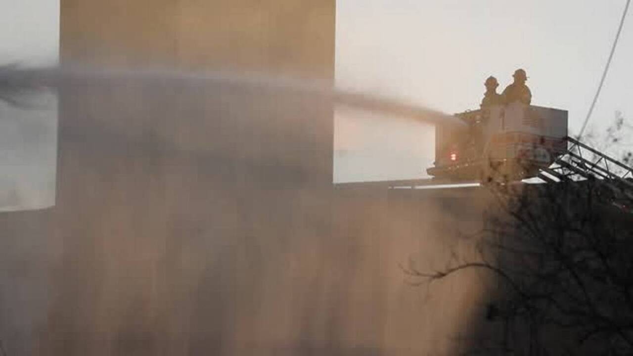 Firefighters continue to work scene of major downtown fire | Bellingham ...