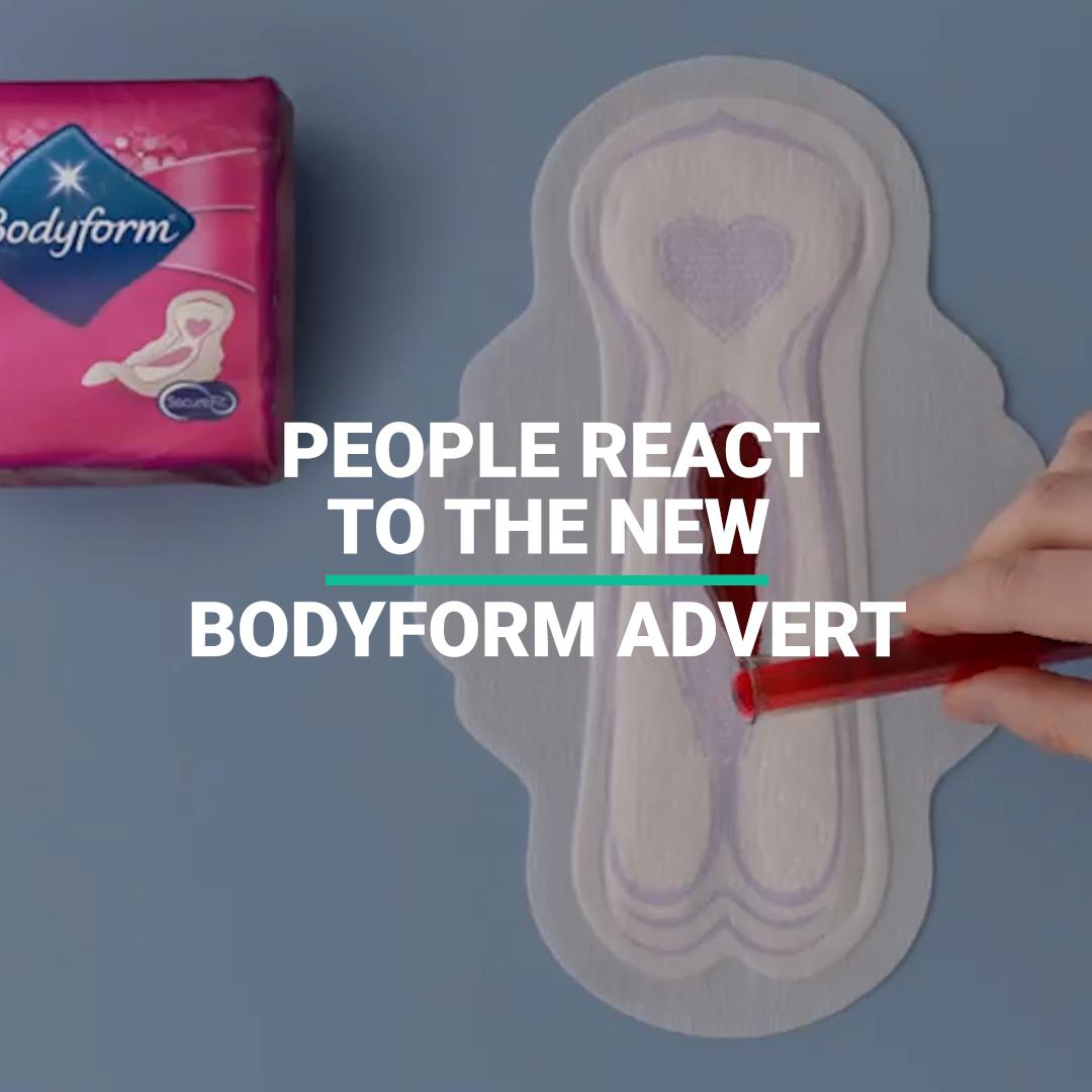 People React To Bodyform's New 'Period Blood' Advert | HuffPost UK Life