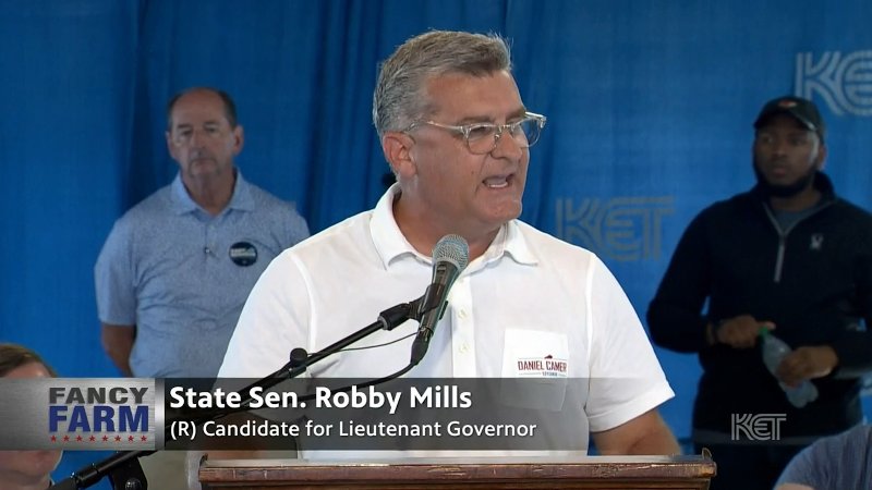 Hear Lieutenant Governor candidate Robby Mills' Fancy Farm speech | Lexington Herald Leader