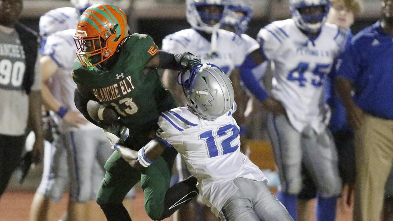 Blanche Ely wins high school football game against Fort Lauderdale ...