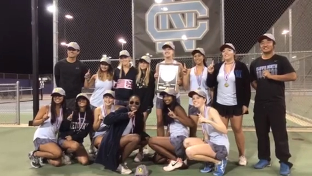 Clovis North girls tennis wins Central Section team title | Fresno Bee