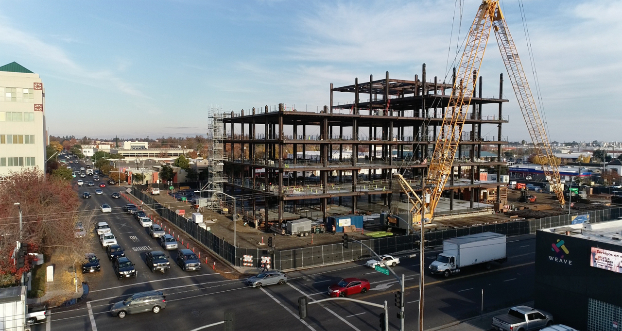 Skeleton of new county courthouse takes shape in Modesto, CA | Modesto Bee