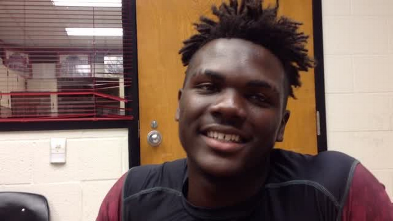 Rock Hill senior receiver Thailand Adams talks about 2 TDs and South ...