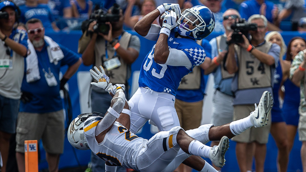 Kentucky's Bryce Oliver talks about touchdown vs. Toledo | Lexington ...