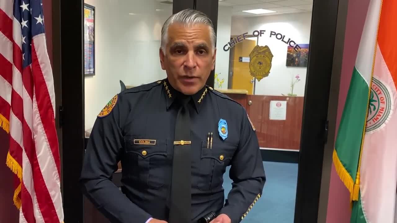 Chief Jorge R. Colina addresses incident surrounding a police sergeant ...
