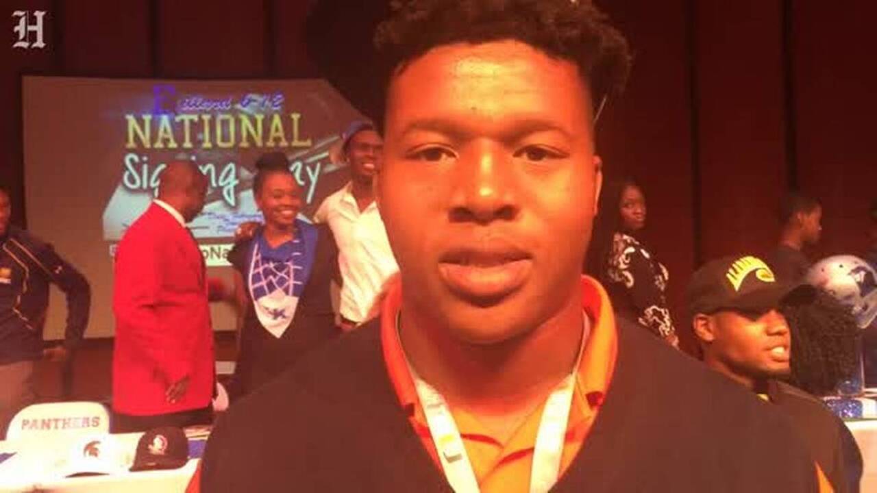 Massive Dillard defensive tackle Jon Ford talks UM signing | Miami Herald