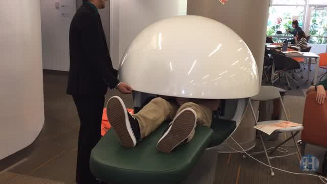 Video: University of Miami installs "napping pods" | Miami Herald