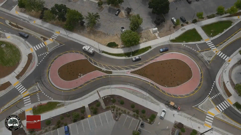 Paso Robles opens new double roundabout | San Luis Obispo Tribune