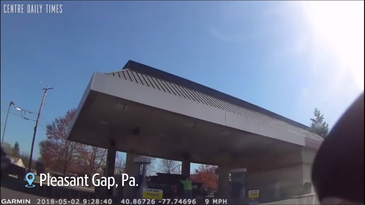 Spring Township police video of near-head-on collision with patrol car ...