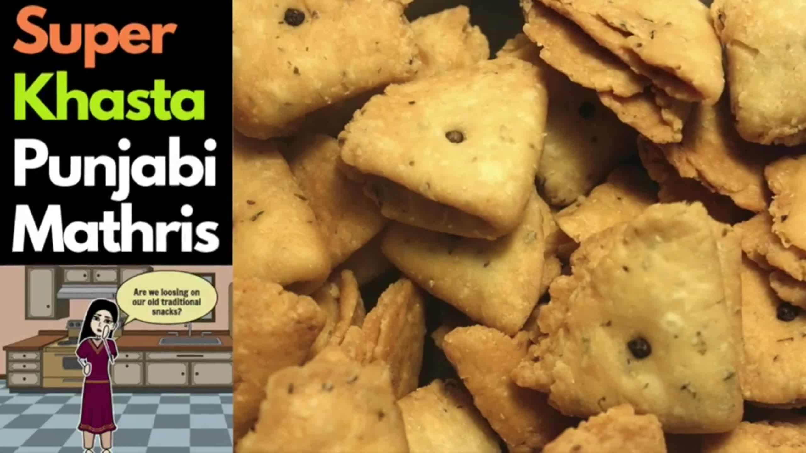 Super Khasta Punjabi Mathri's _ Traditional _ Flavorful _ Tea Snack ...