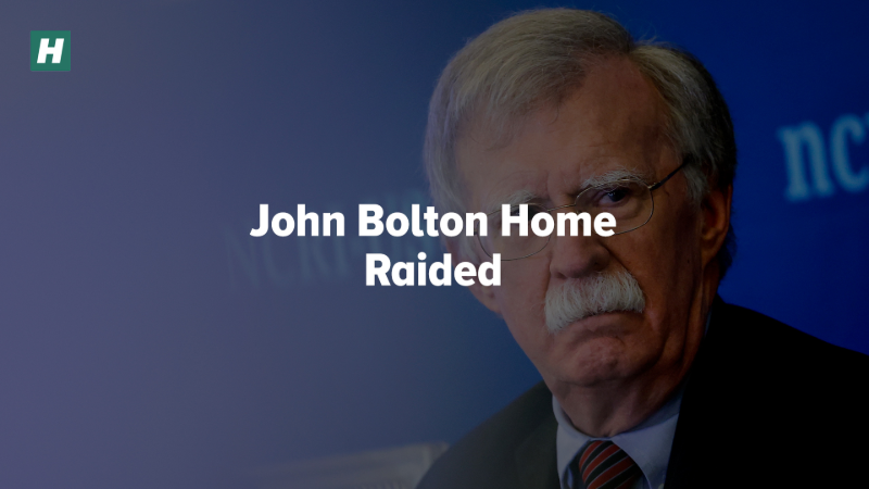 FBI Agents Search John Bolton's Maryland Home As Part Of Classified ...