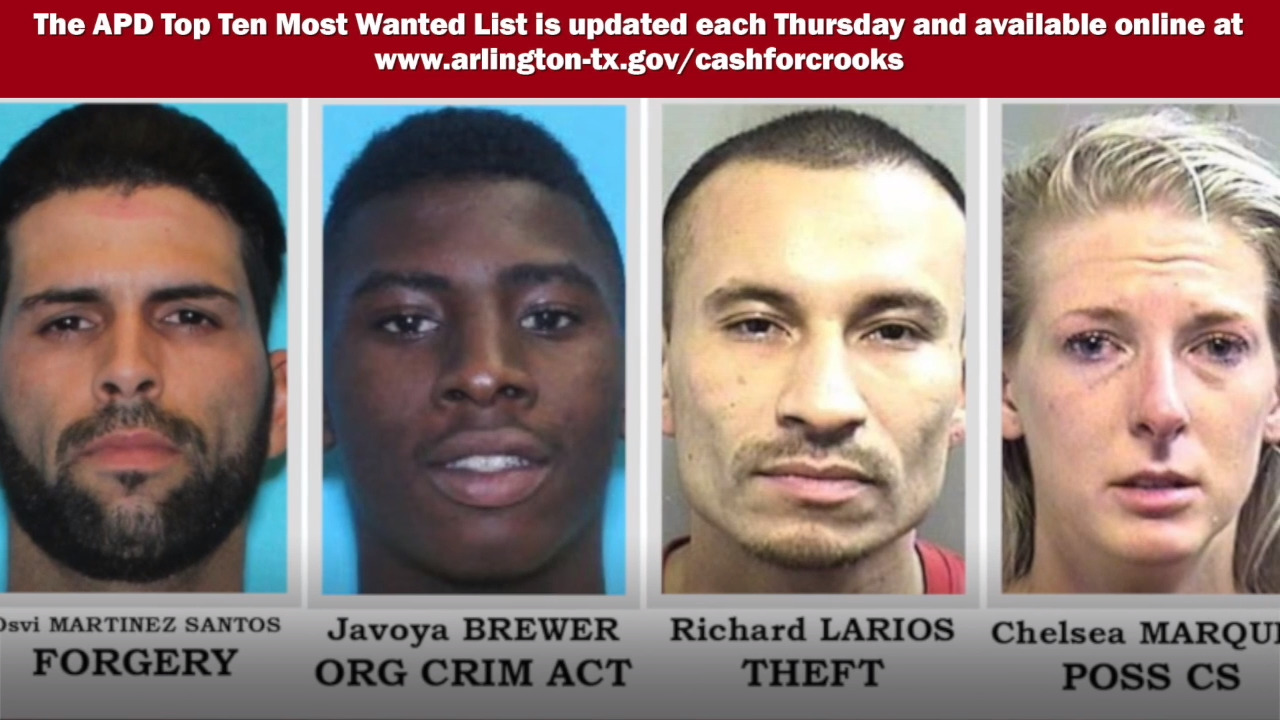 Video: Arlington Police's 10 Most Wanted Criminals, October 17 | Idaho ...