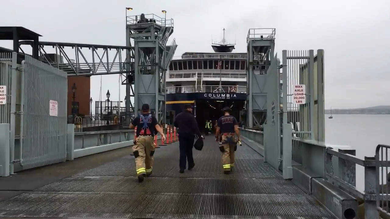 Engine fire forces evacuation from Alaska ferry at Bellingham, WA ...