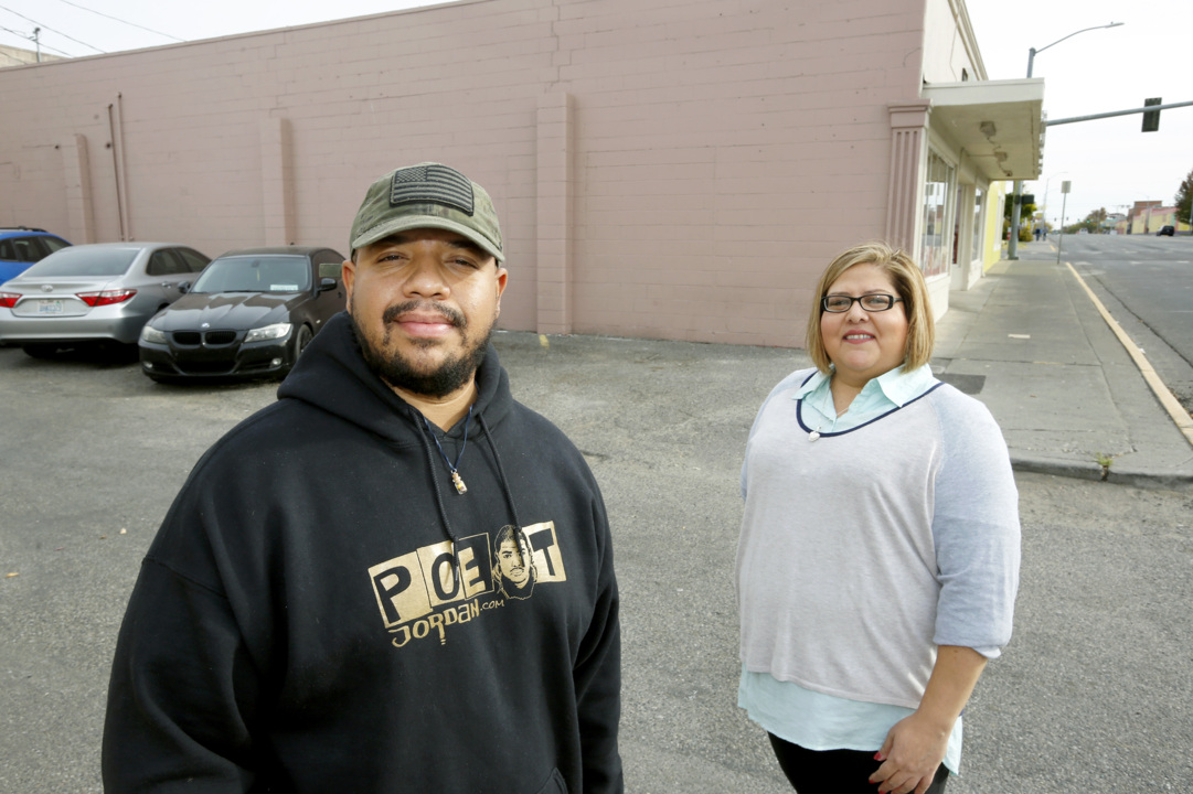 Jordan Chaney is spearheading a project called the Community Hope Wall ...