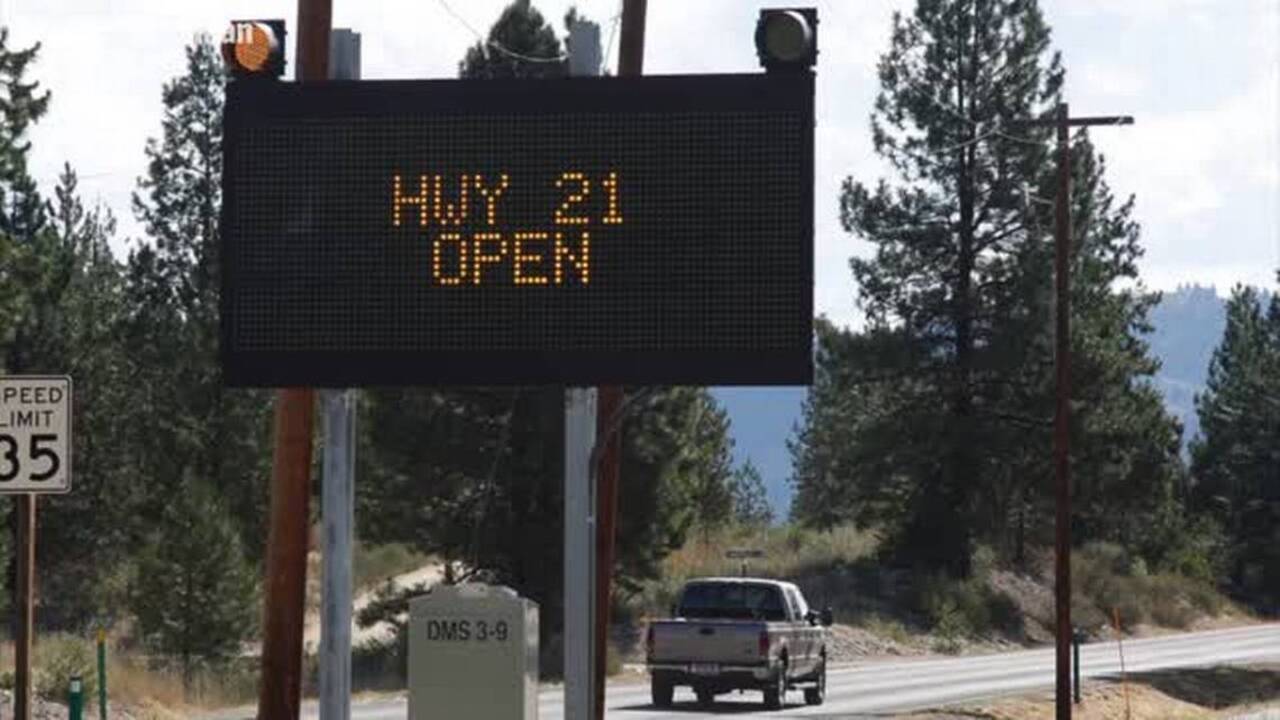 Aftermath of Pioneer Fire: Idaho 21 opens between Idaho City and Lowman ...