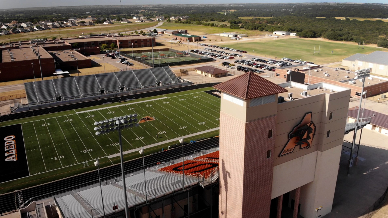 Friday Night Flights: Drone video of Aledo Bearcats Stadium | Fort ...