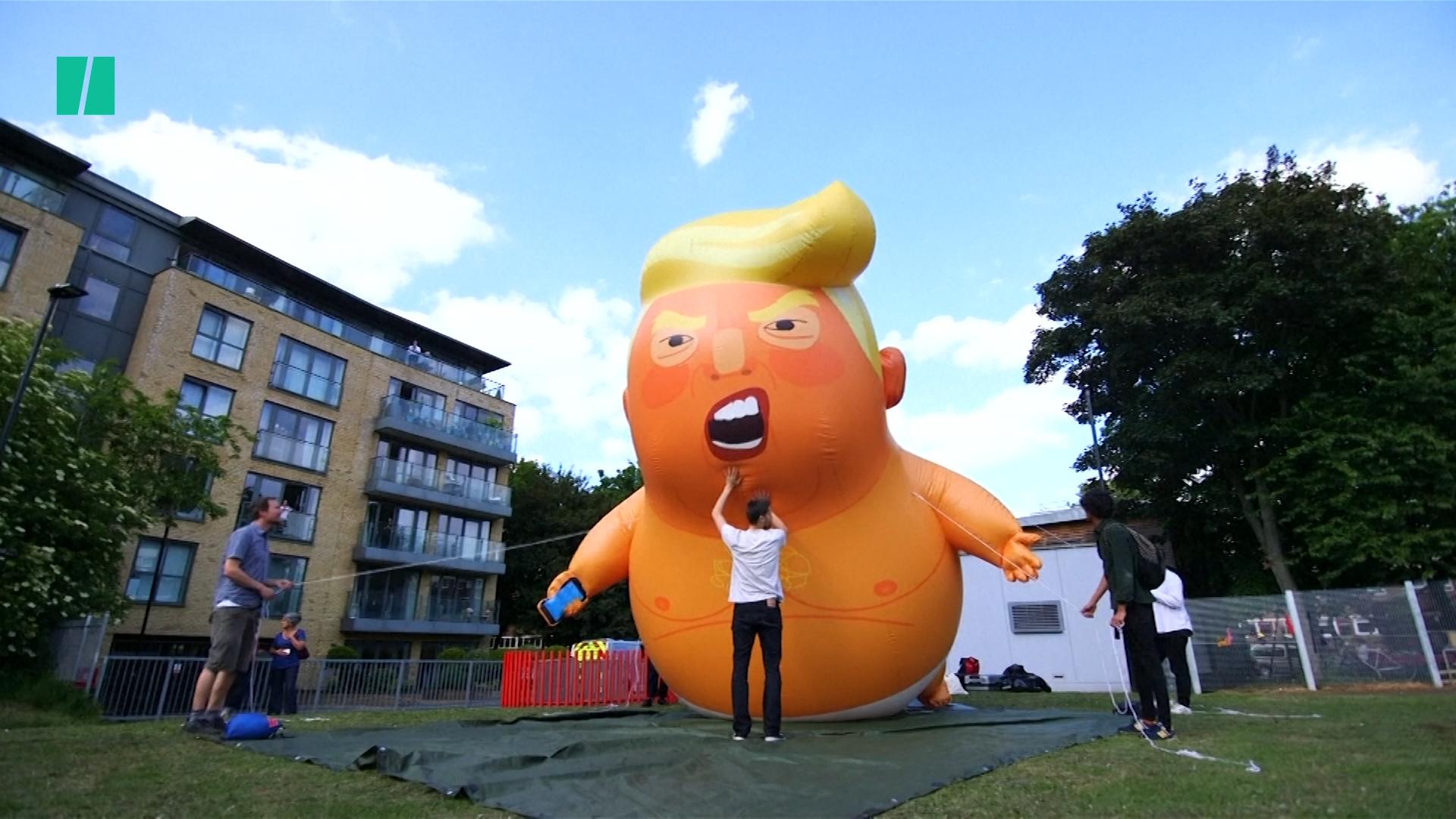 Trump Baby Blimp Set To Fly Over London As Organisers Reach Fundraising ...