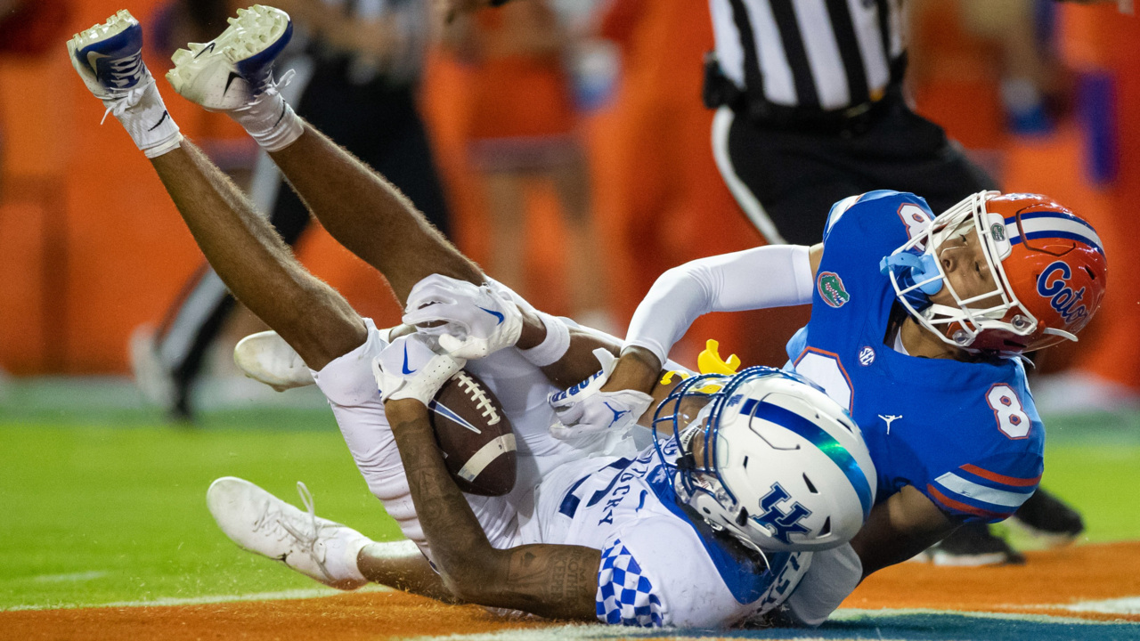 Kentucky football Dane Key on TD catch vs Florida Gators | Lexington ...