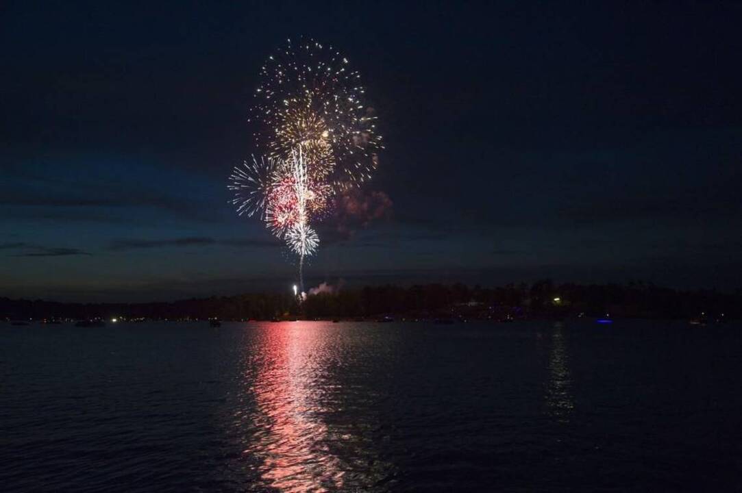 Fireworks over Lake Tobesofkee | Macon Telegraph